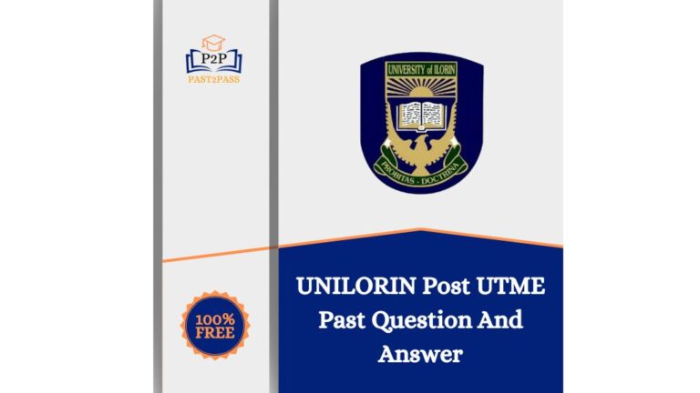 Free Unilorin Post Utme Past Questions and Answers (PDF Download ... Free Unilorin Post Utme Past Questions and Answers (PDF Download ...